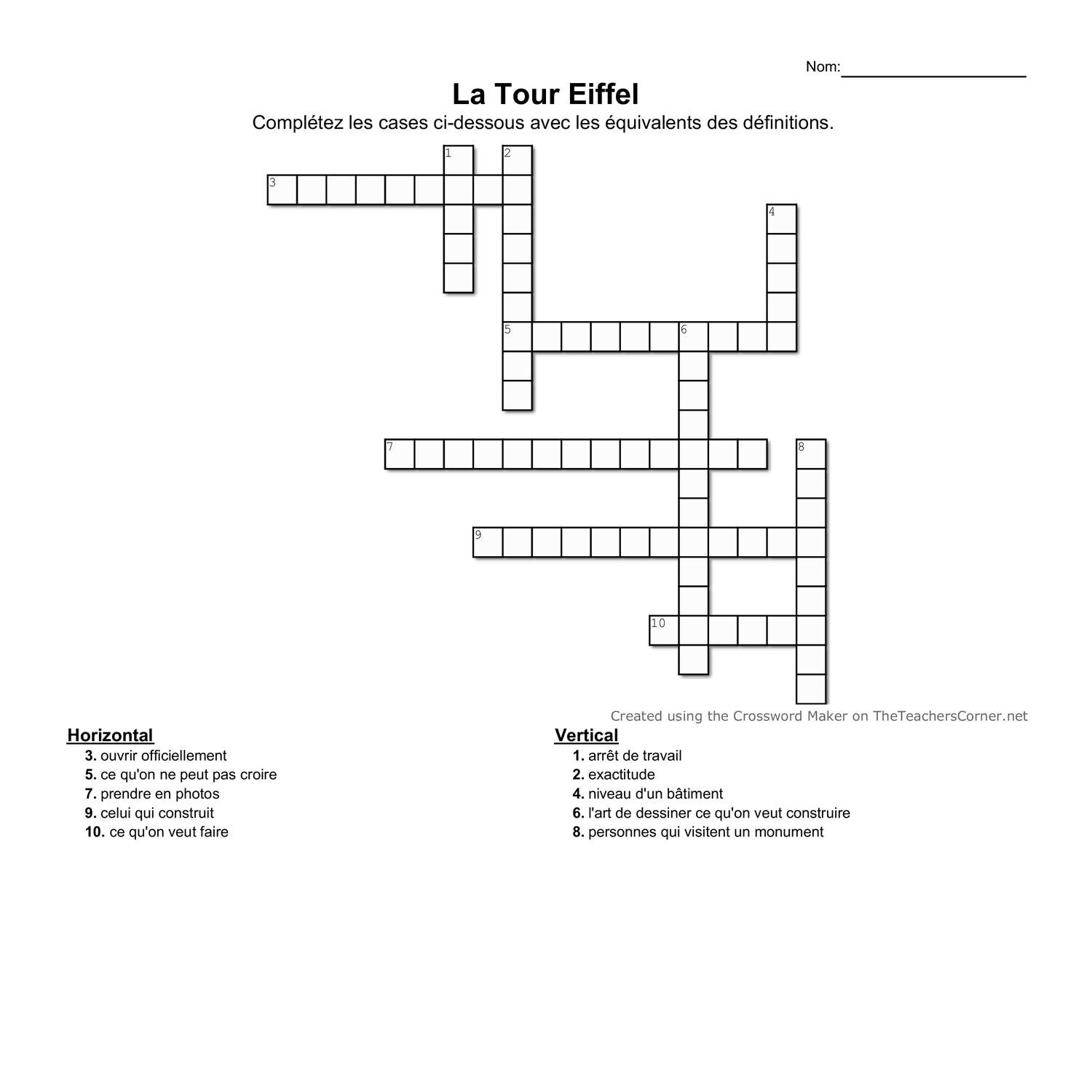 mots croisés - tour eiffel.pdf | DocDroid